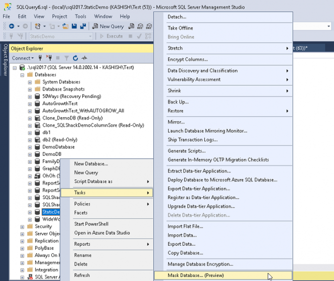 Dissecting Data Masking Feature in Azure SQL DB That collaborated with SSMS 18 | AlfinTech Computer