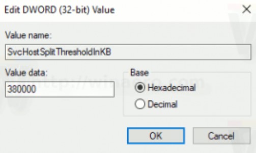 Enter one of the values depending on your RAM Space | AlfinTech Computer