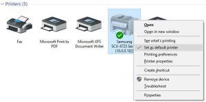 Instructions to Change Printer Status to Online Windows 10 from site ...