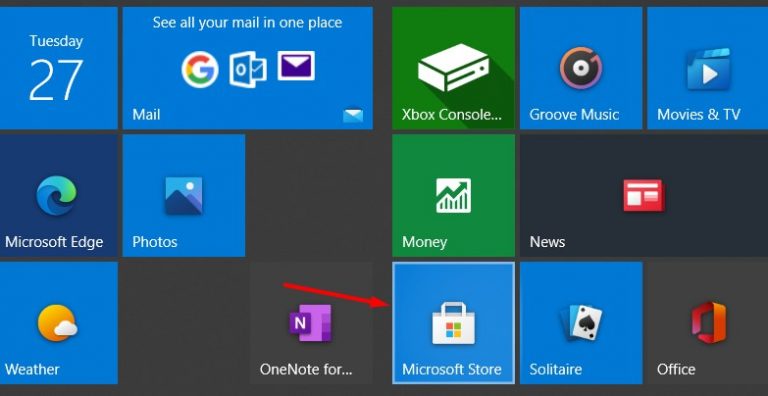 aunch the Microsoft Store on your Windows 10 computer | AlfinTech Computer