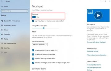 Instructions to activate your Touchpad Gestures in Windows 10 from site ...