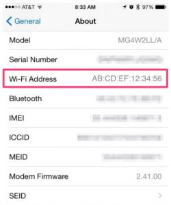 What is MAC Address on Apple Products (iPhone, iPad or iPod Touch ...