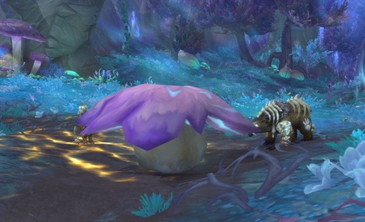 Large Mushroom in WoW Shadowlands | AlfinTech Computer
