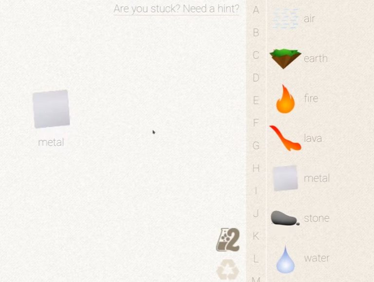 How to Make/get Metal in Little Alchemy 2 | AlfinTech Computer