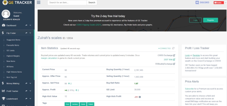 Zulrah’s scales | AlfinTech Computer