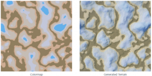 A colormap specifies terrain materials | AlfinTech Computer