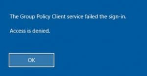 How to Fix the Group Policy Client Service Failed the Sign in. Access is Denied | AlfinTech Computer