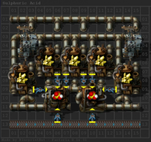 Factorio Sulfuric Acid Blueprint | AlfinTech Computer