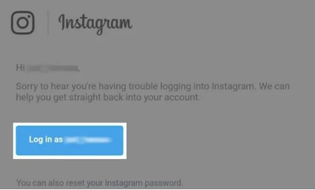 click on the ‘Log in as username in instagram | AlfinTech Computer