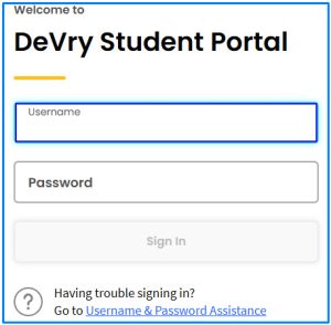 DeVry Student Portal | AlfinTech Computer