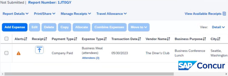 How to Add Attendees to SAP Concur Expense | AlfinTech Computer