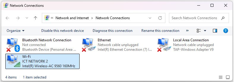 ncpa.cpl command to Open Network Connections (Wifi & LAN Devices) on Windows 10/11 | AlfinTech ...